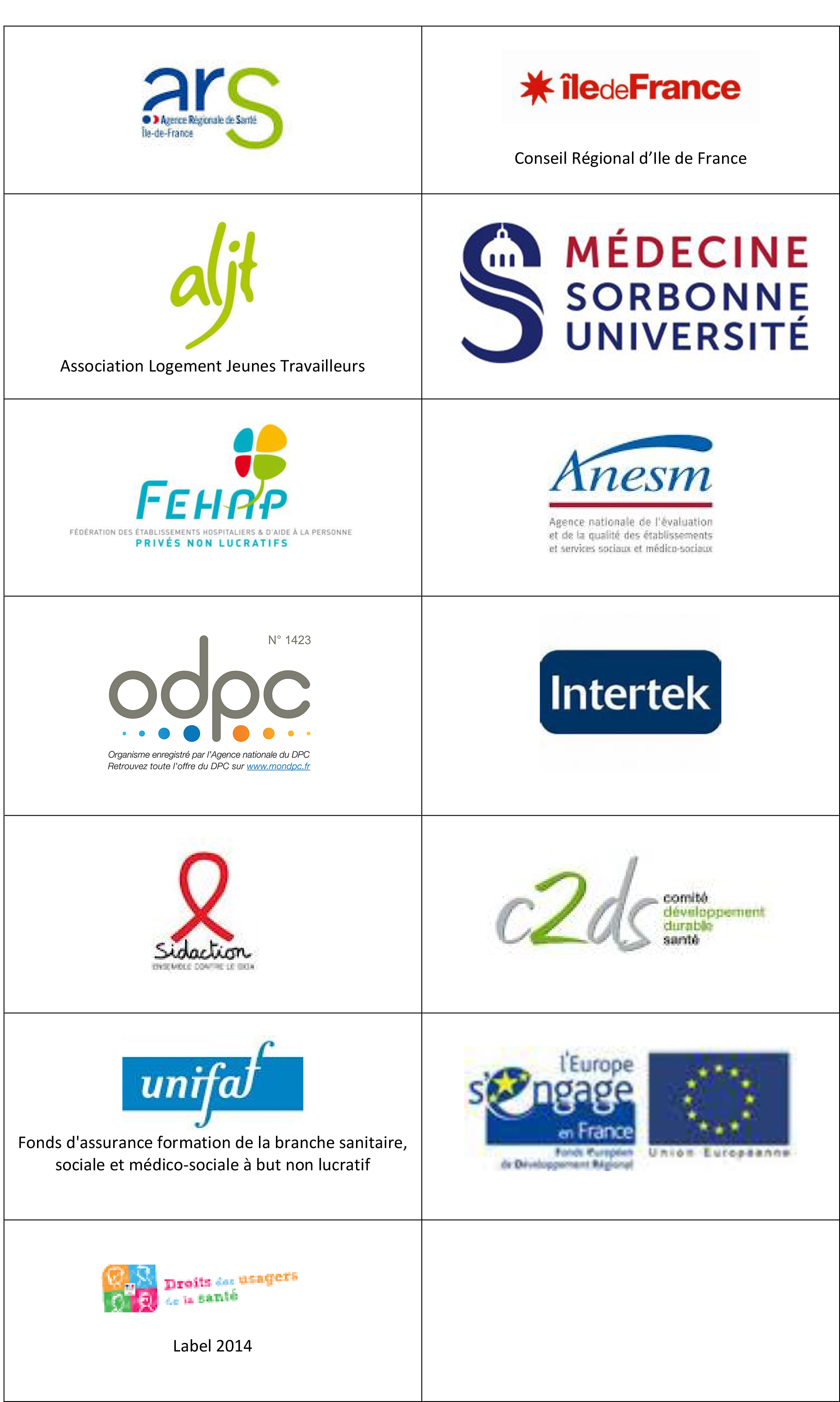 Fondation Léonie Chaptal - Nos partenaires